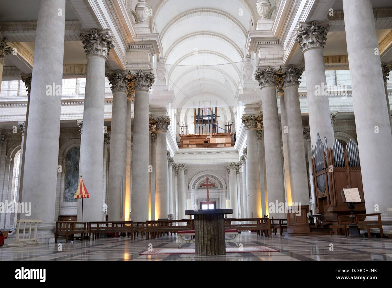 Arras Cathedral in France. Cathedral of Our Lady and Saint Vaast ...