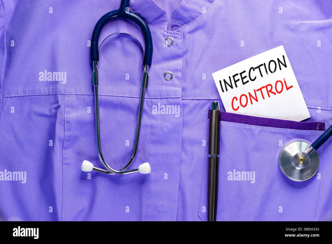 Infection control symbol. Concept words Infection control on beautiful ...