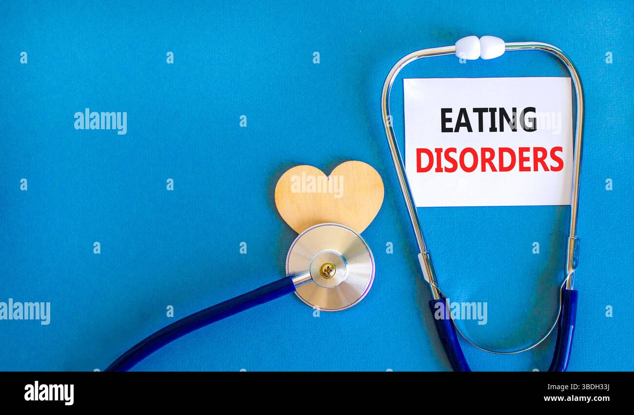 Eating disorders symbol. Concept words Eating disorders on beautiful ...