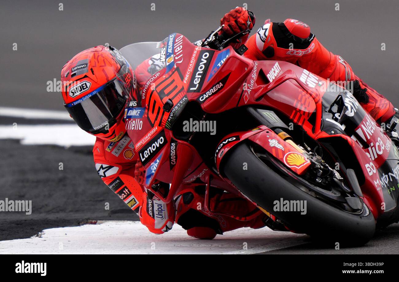 Ducati Team's Marc Marquez in free practice two during the Monster ...