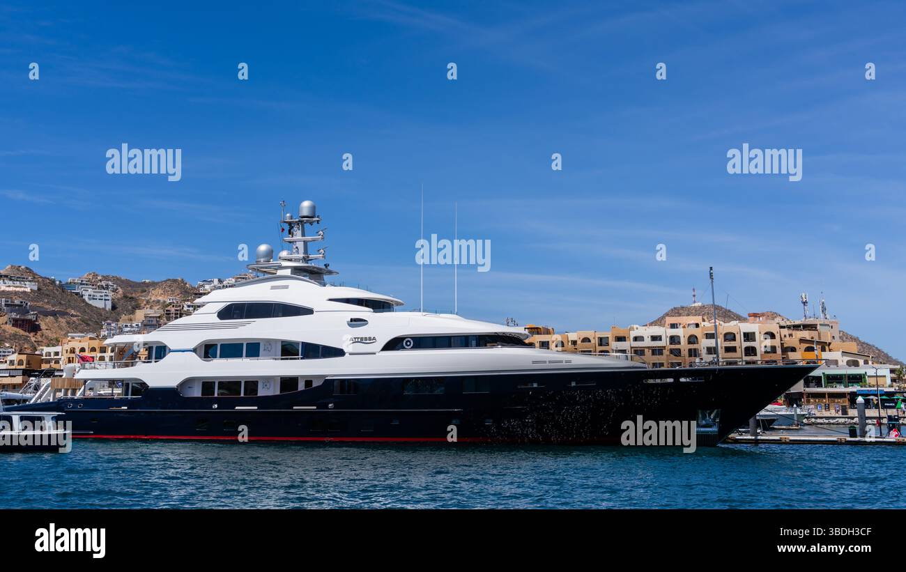 Cabo San Lucas, BCS, Mexico - March 16, 2025: The superyacht, Attessa ...