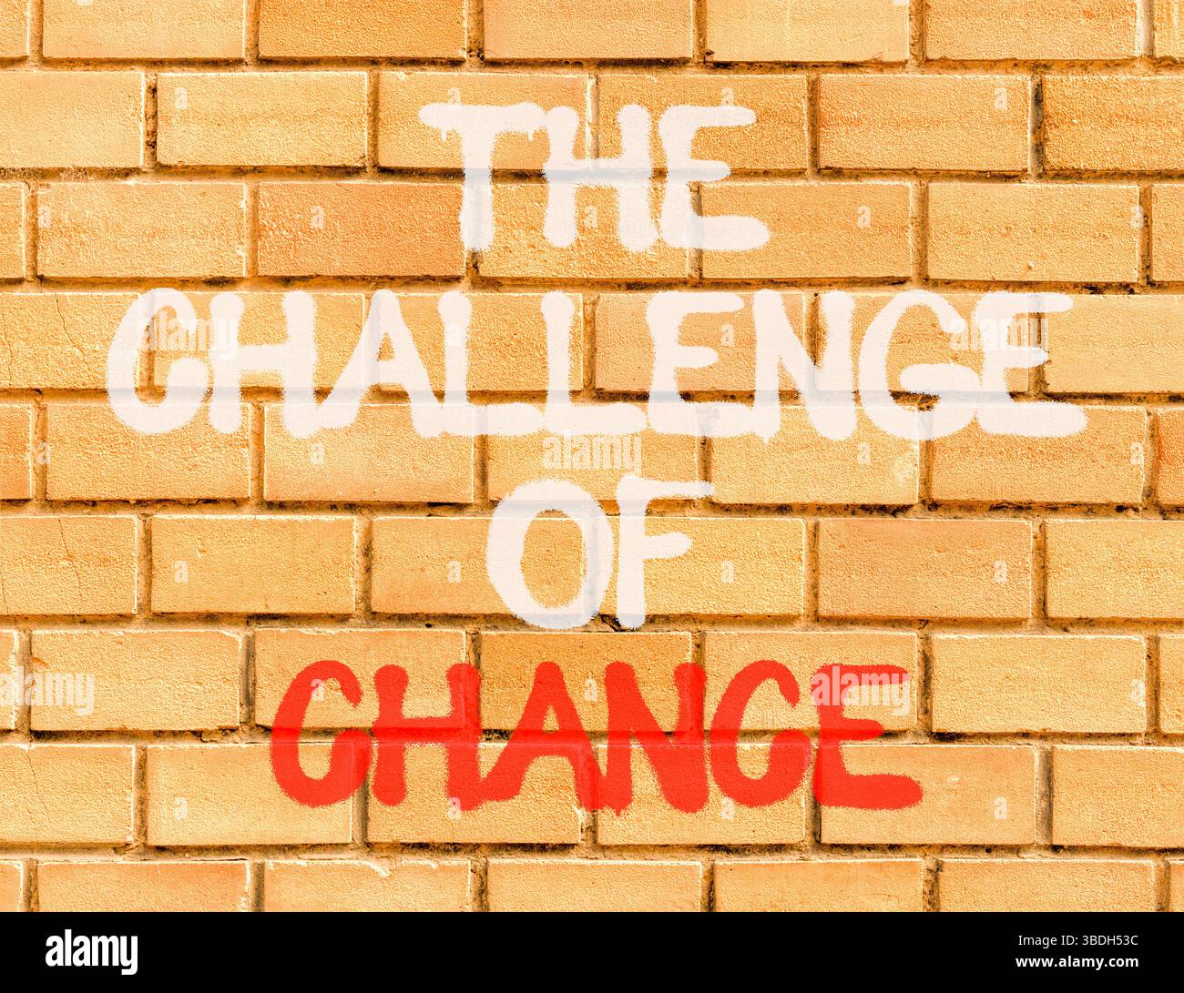 The challenge of chance symbol. Concept words phrase The challenge of ...