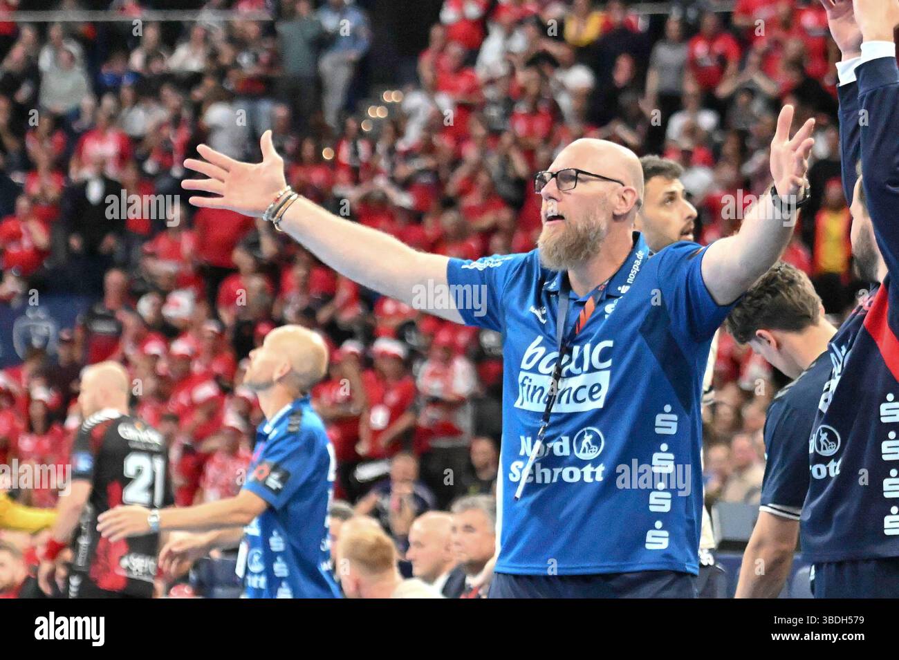 Hamburg, Deutschland. 24th May, 2025. 24.05.25, Hamburg, EHF EL Maenner ...