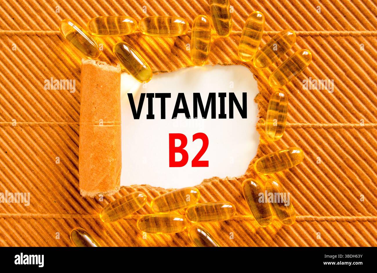 Vitamin B2 riboflavin symbol. Concept words Vitamin B2 on beautiful ...