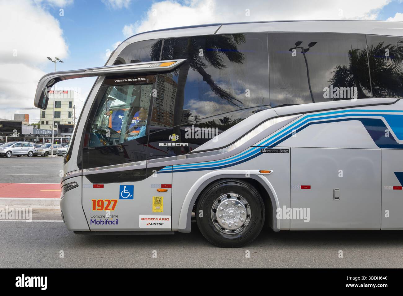 Busscar Vissta Buss 365 NB1 Mercedes-Benz O-500 RS bus on exhibition at ...