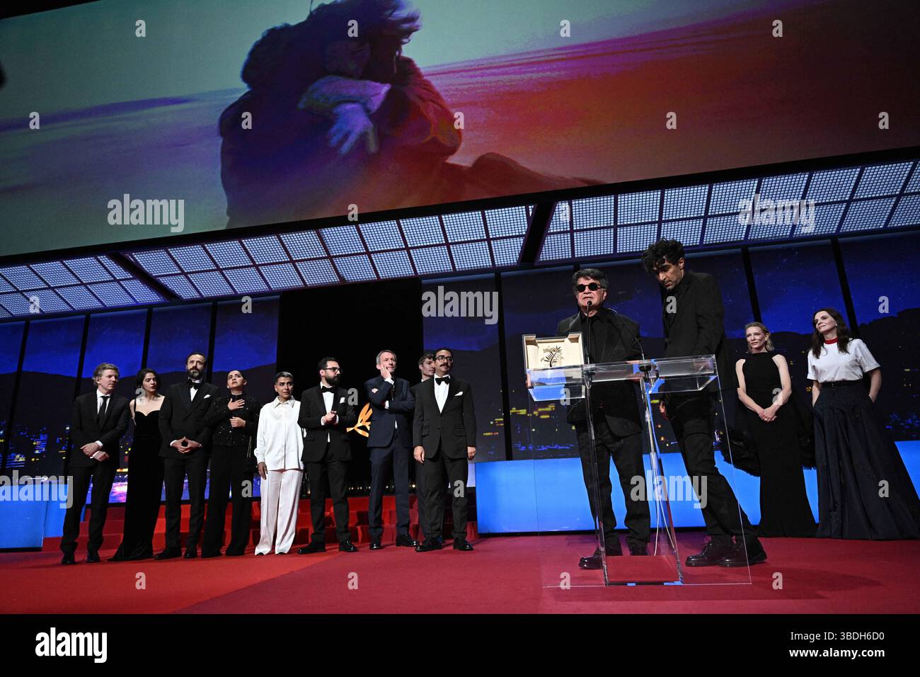 Cannes, France. 24th May, 2025. Iranian director and screenwriter and producer Jafar Panahi ...