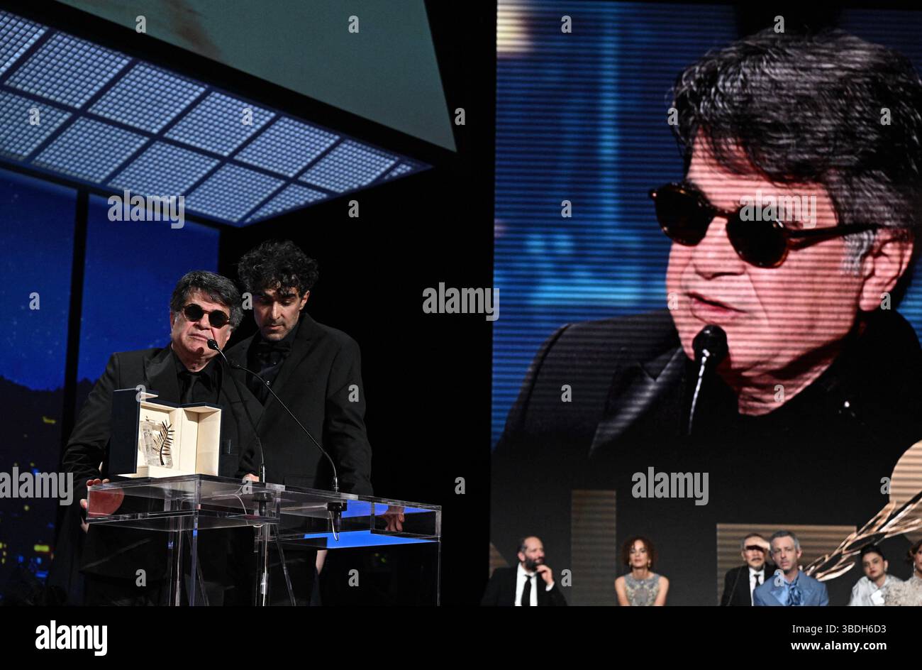 Cannes, France. 24th May, 2025. Iranian director and screenwriter and producer Jafar Panahi ...