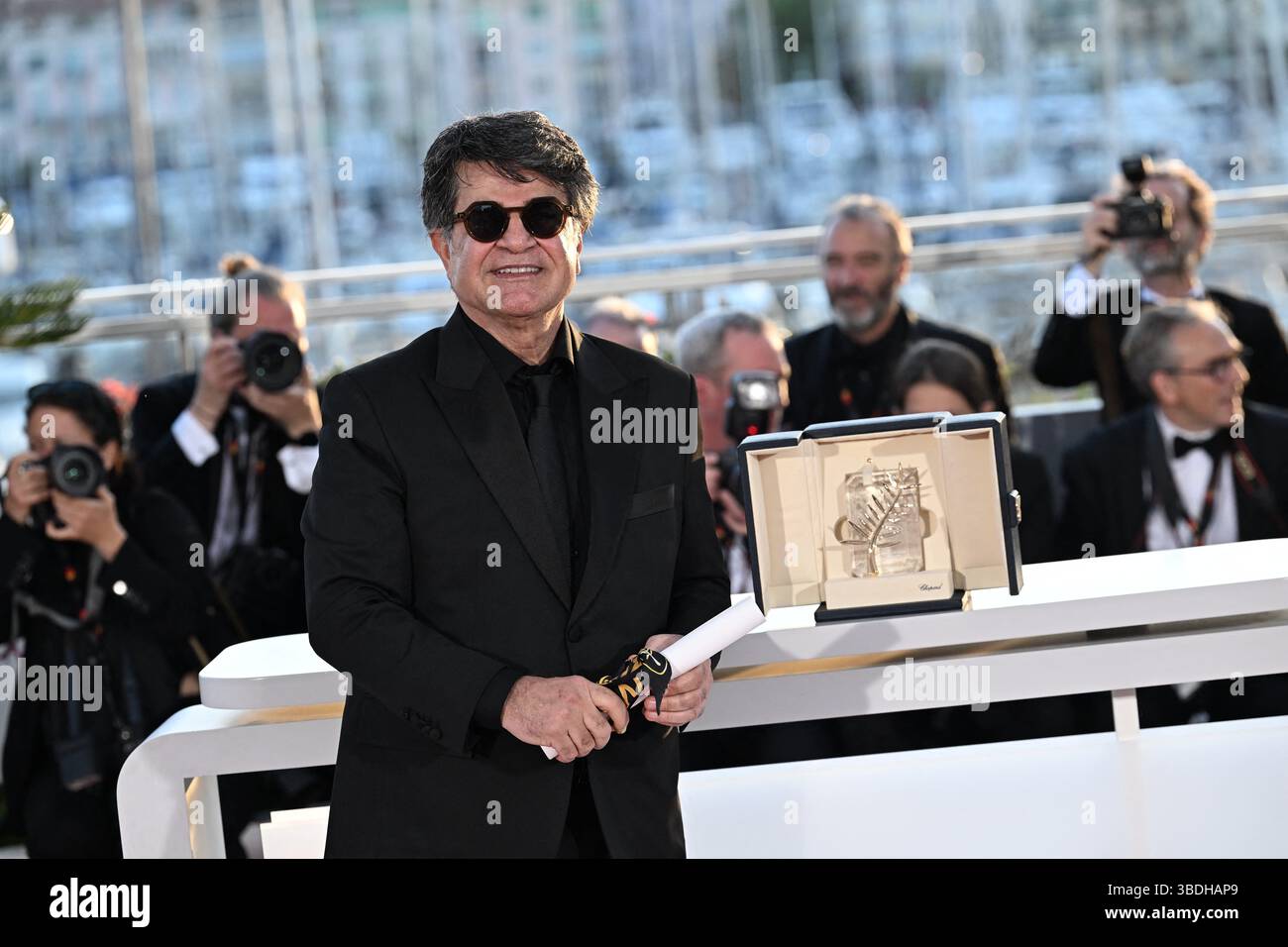 Cannes, France. 24th May, 2025. Iranian director and screenwriter and producer Jafar Panahi ...