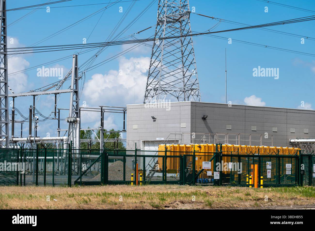 Elia electricity power plant converter at the Antwerp Port, Belgium 17 ...