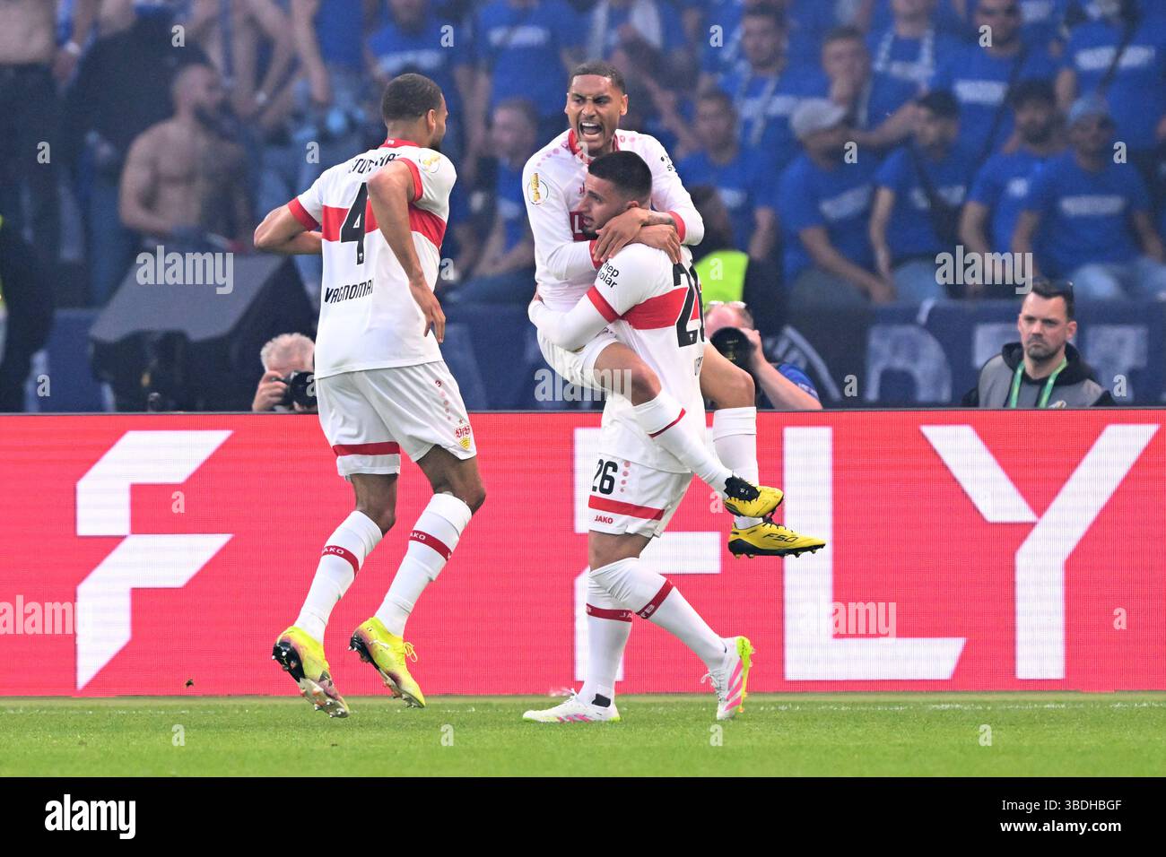 Berlin, Germany. 24th May, 2025. Soccer: DFB Cup, Arminia Bielefeld - VfB Stuttgart, Final ...