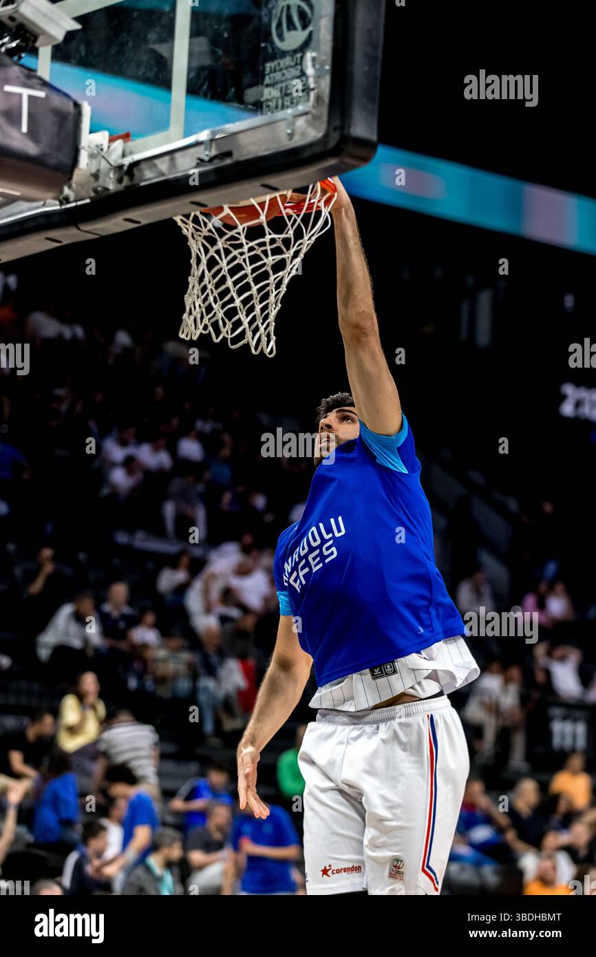 ISTANBUL, TURKEY - May 24, 2025: DEREK WILLIS #35 of Anadolu Efes ...