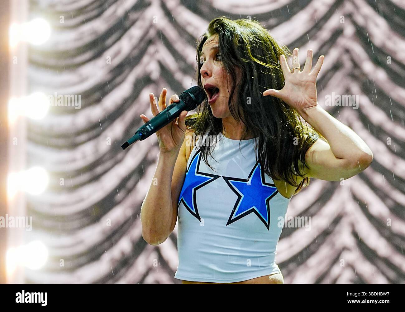 Wolf Alice perform on the main stage during BBC Radio 1's Big Weekend ...