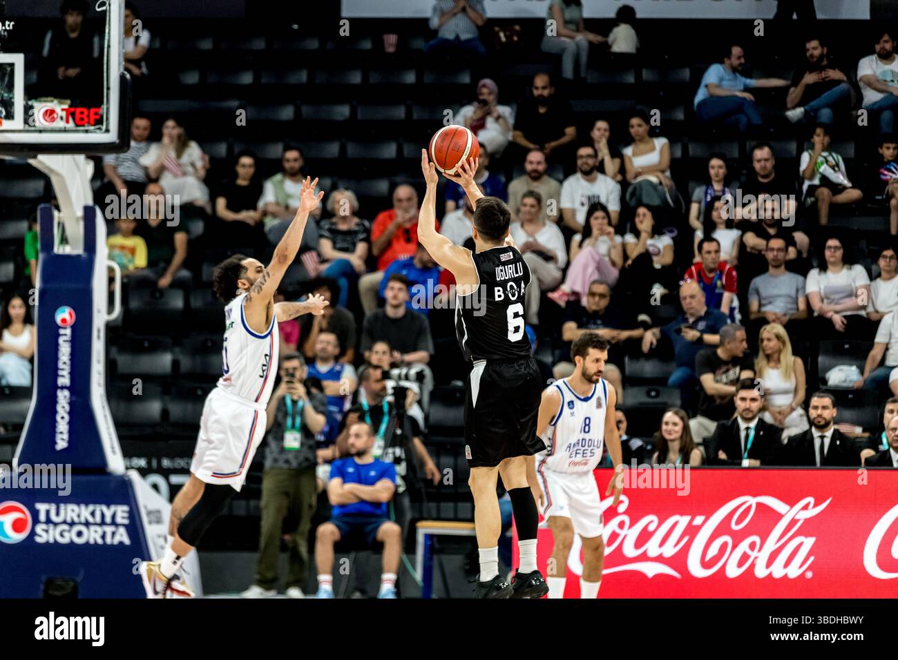 ISTANBUL, TURKEY - May 24, 2025: BERK UGURLU #6 of Besiktas Fibabanka ...