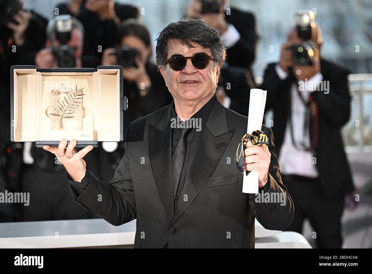 Cannes, France. 24th May, 2025. Iranian director and screenwriter and producer Jafar Panahi ...