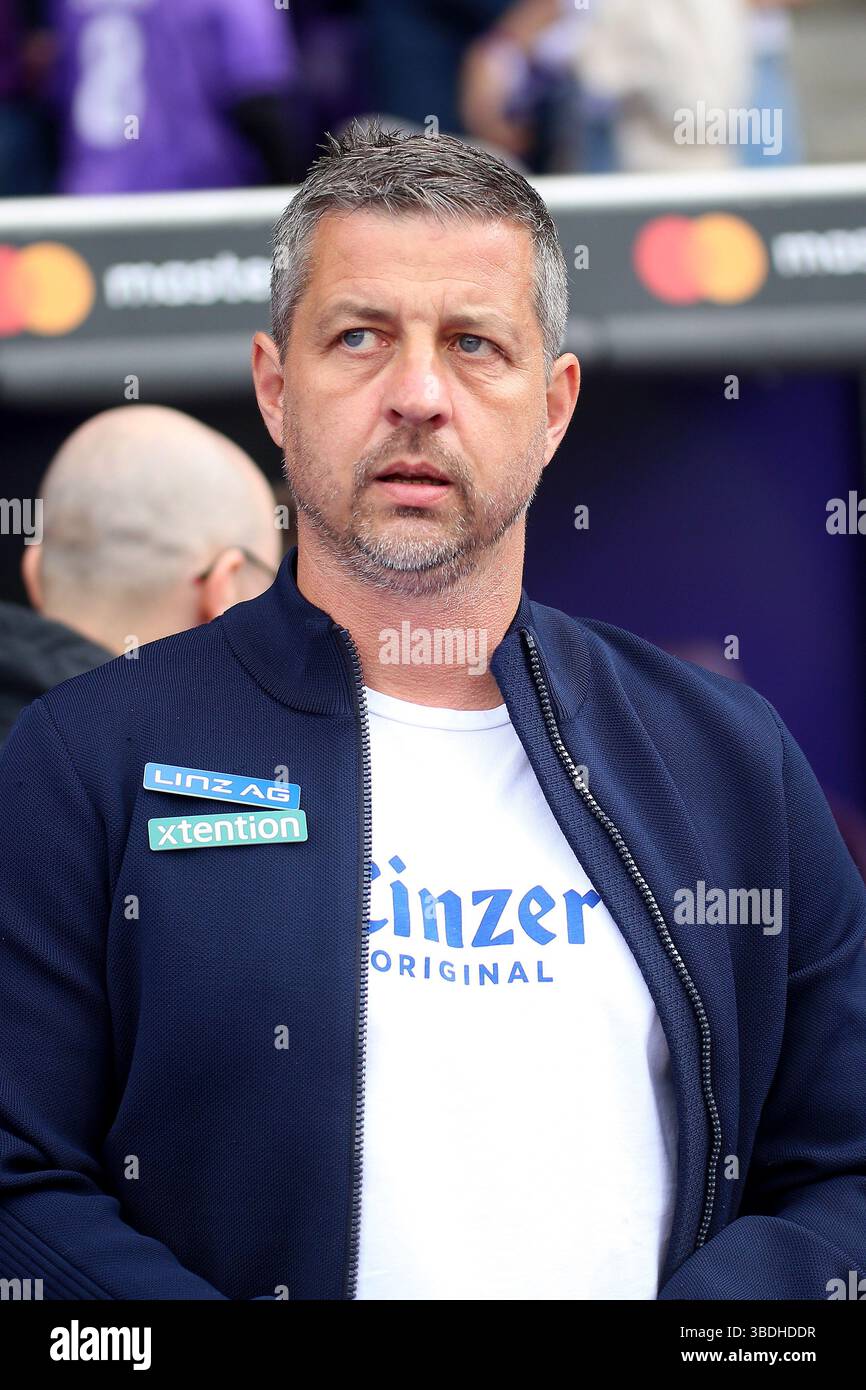 Vienna, Austria. 24th May, 2025. VIENNA, AUSTRIA - MAY 24: Head Coach Gerald Scheiblehner of FC ...