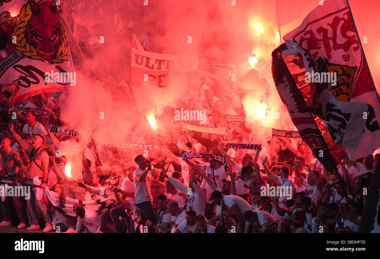 Berlin, Germany. 24th May, 2025. Soccer: DFB Cup, Arminia Bielefeld ...