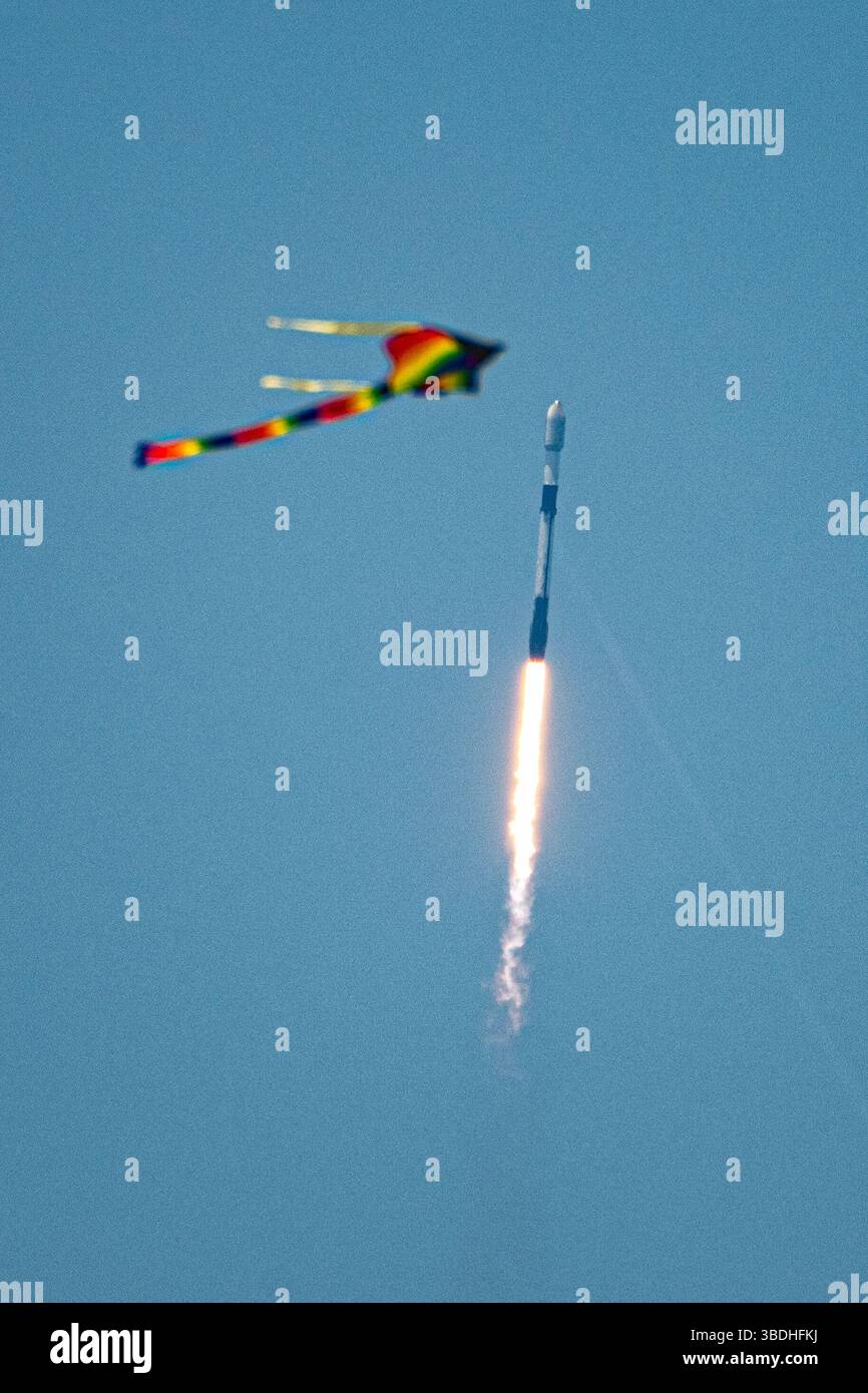 Cape Canaveral, USA. 24th May, 2025. SpaceX launches their Falcon 9 ...