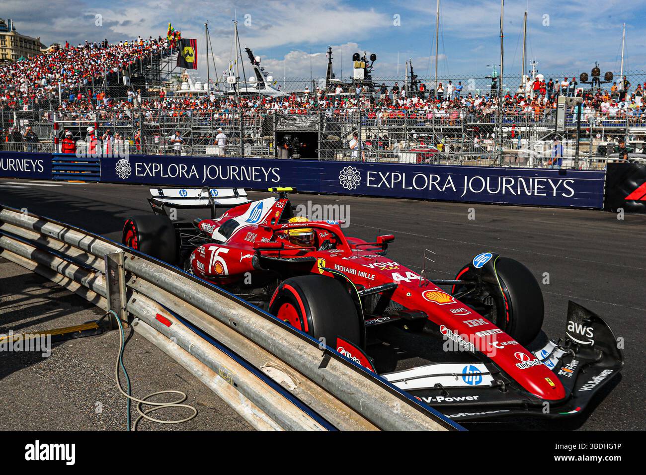 Montecarlo, Monaco. 24th May, 2025. Lewis Hamilton (GBR) - Scuderia ...