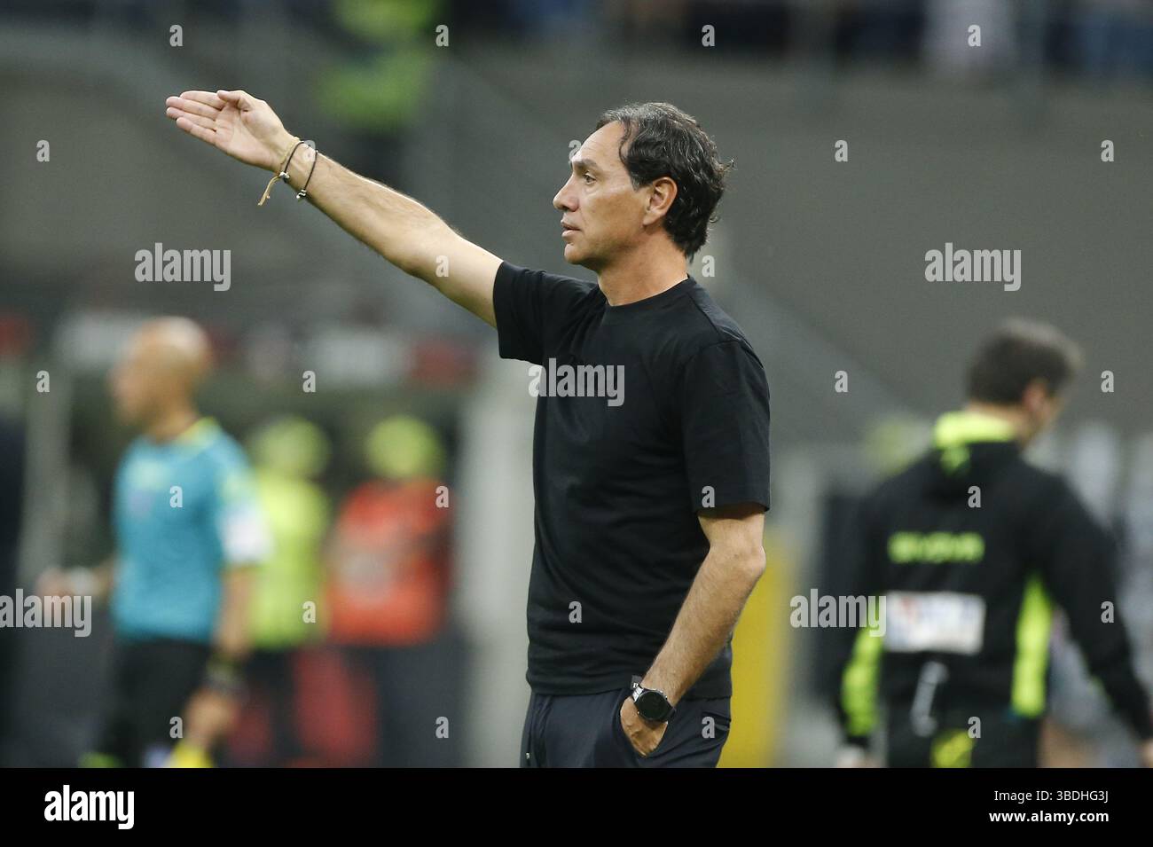 Milano, Italia. 24th May, 2025. Monza ' ' trainer Alessandro Nesta ...