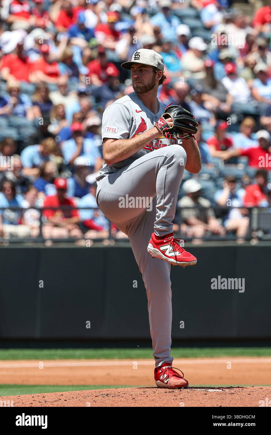 May 18, 2025: St. Louis Cardinals starting pitcher Matthew Liberatore ...