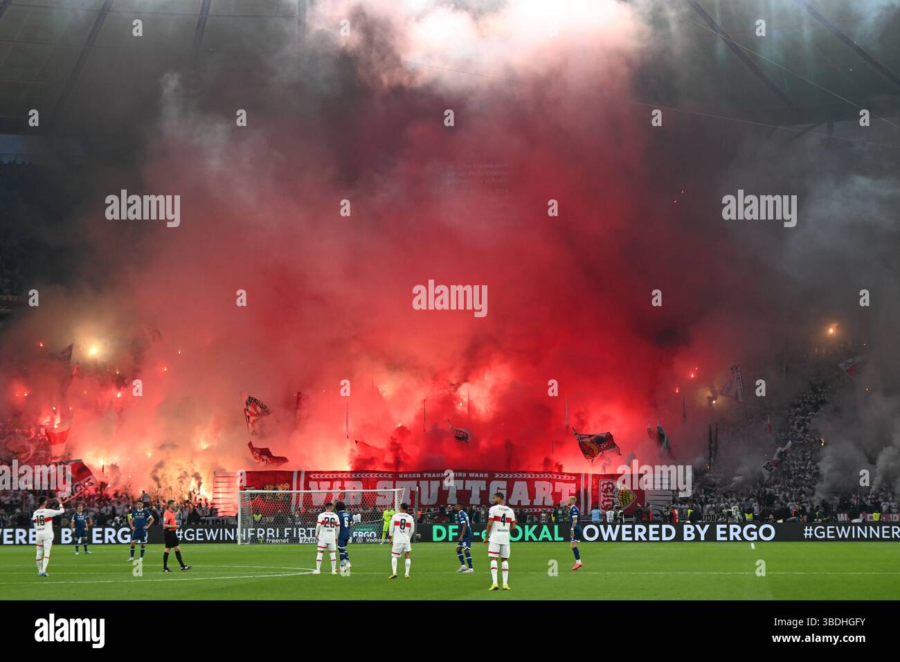 Berlin, Germany. 24th May, 2025. Soccer: DFB Cup, Arminia Bielefeld ...