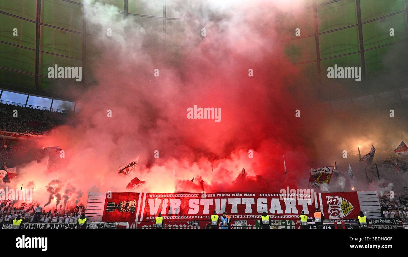 Berlin, Germany. 24th May, 2025. Soccer: DFB Cup, Arminia Bielefeld ...