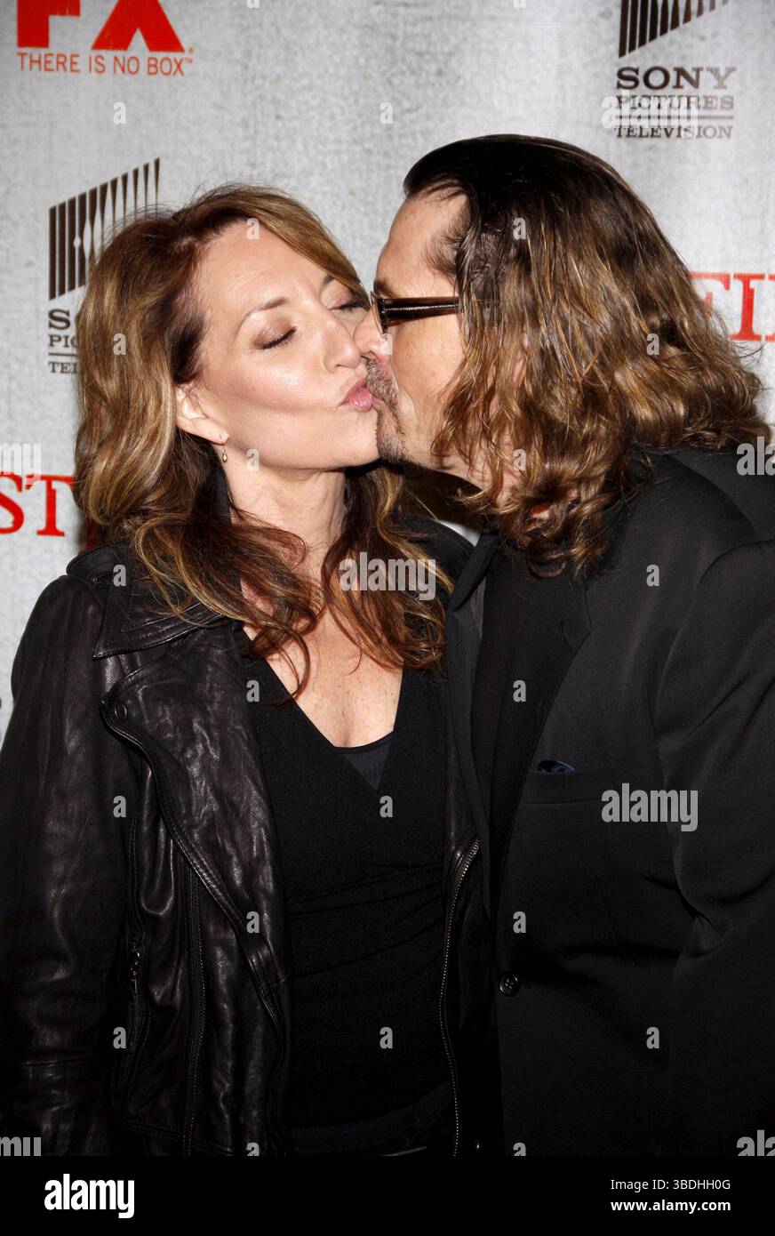 HOLLYWOOD, CA - MARCH 08, 2010: Kurt Sutter and Katey Sagal at the ...