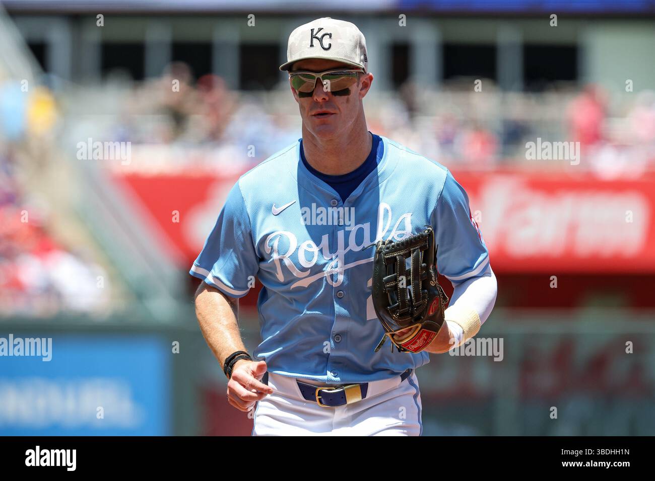 May 18, 2025: Kansas City Royals left fielder Mark Canha (21) is seen ...