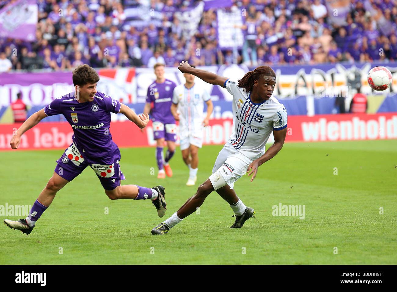Vienna, Austria. 24th May, 2025. VIENNA, AUSTRIA - MAY 24: Dominik Fitz of Austria Wien and ...