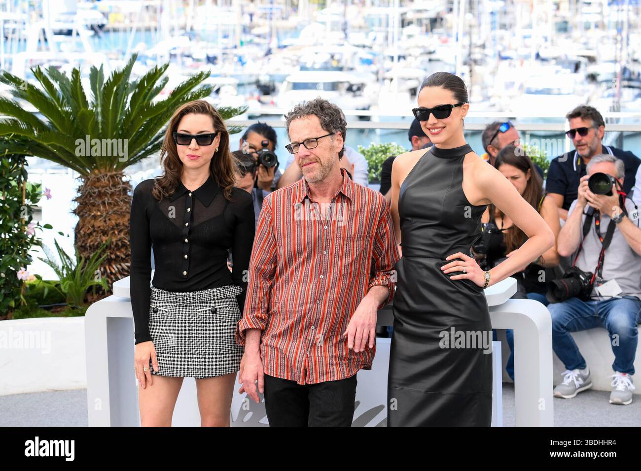 Italy. 24th May, 2025. Aubrey Plaza, Ethan Coen, Margaret Qualley 78th ...