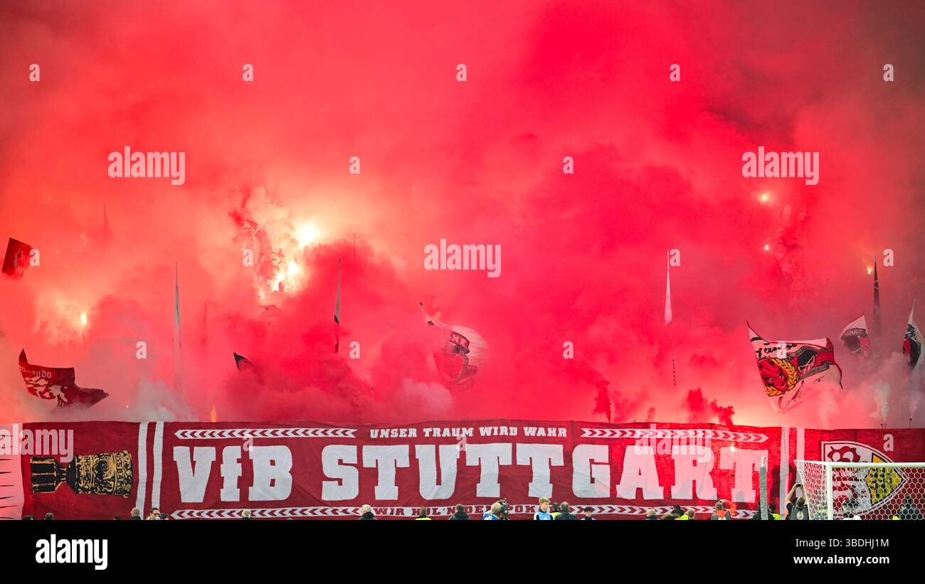 24 May 2025, Berlin: Soccer: DFB Cup, Arminia Bielefeld - VfB Stuttgart ...
