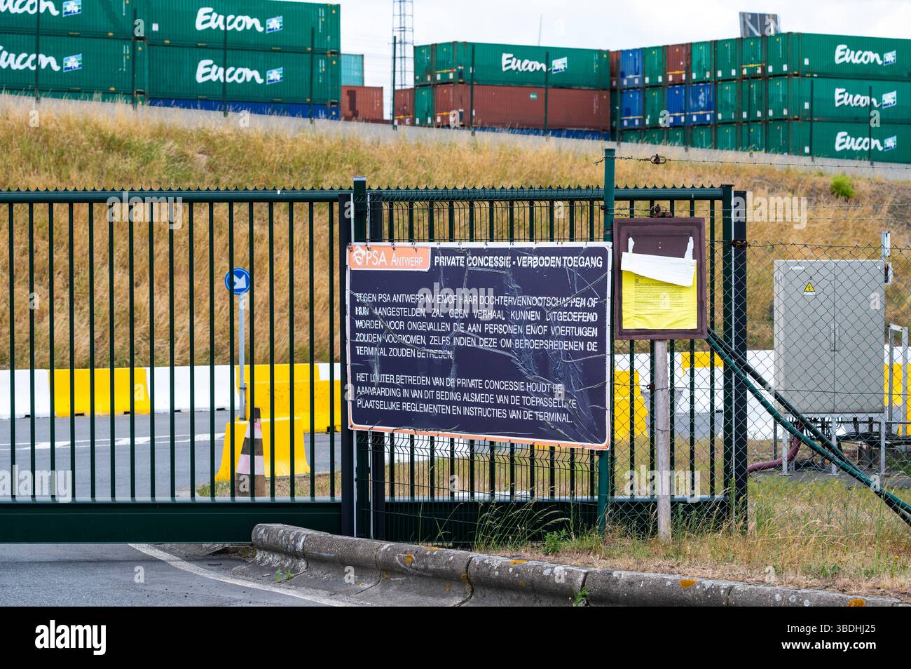 The PSA logistics company at Antwerp Port, Belgium 17 May 2025 Stock ...