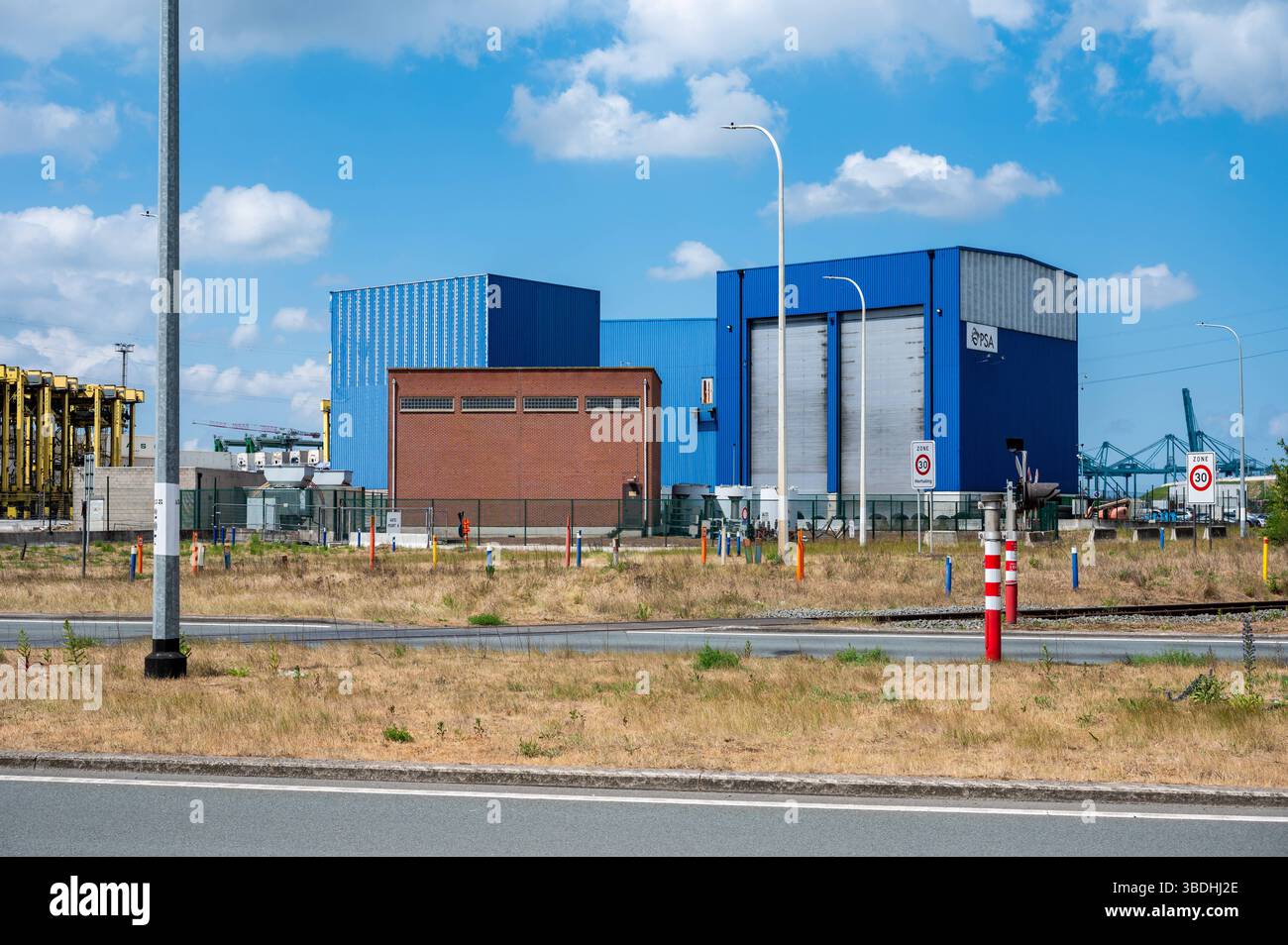The PSA logistics company at Antwerp Port, Belgium 17 May 2025 Stock ...