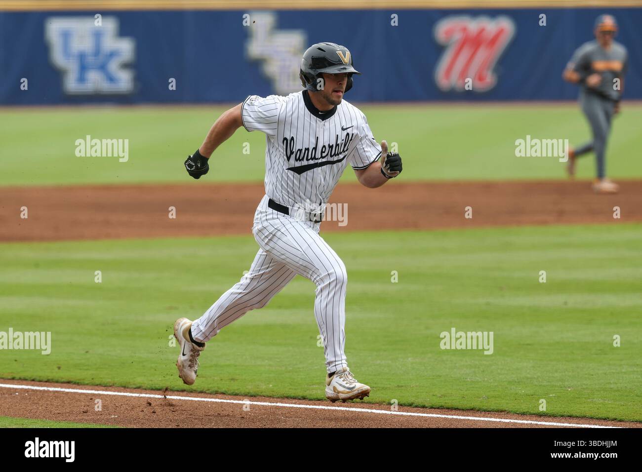 HOOVER, AL - MAY 24: Vanderbilt infielder Jacob Humphrey (10) scores a ...