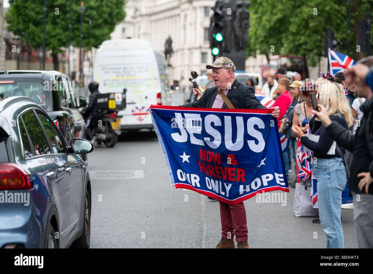 London, UK. 24 May 2025. Protesters gathered for "The Great British ...
