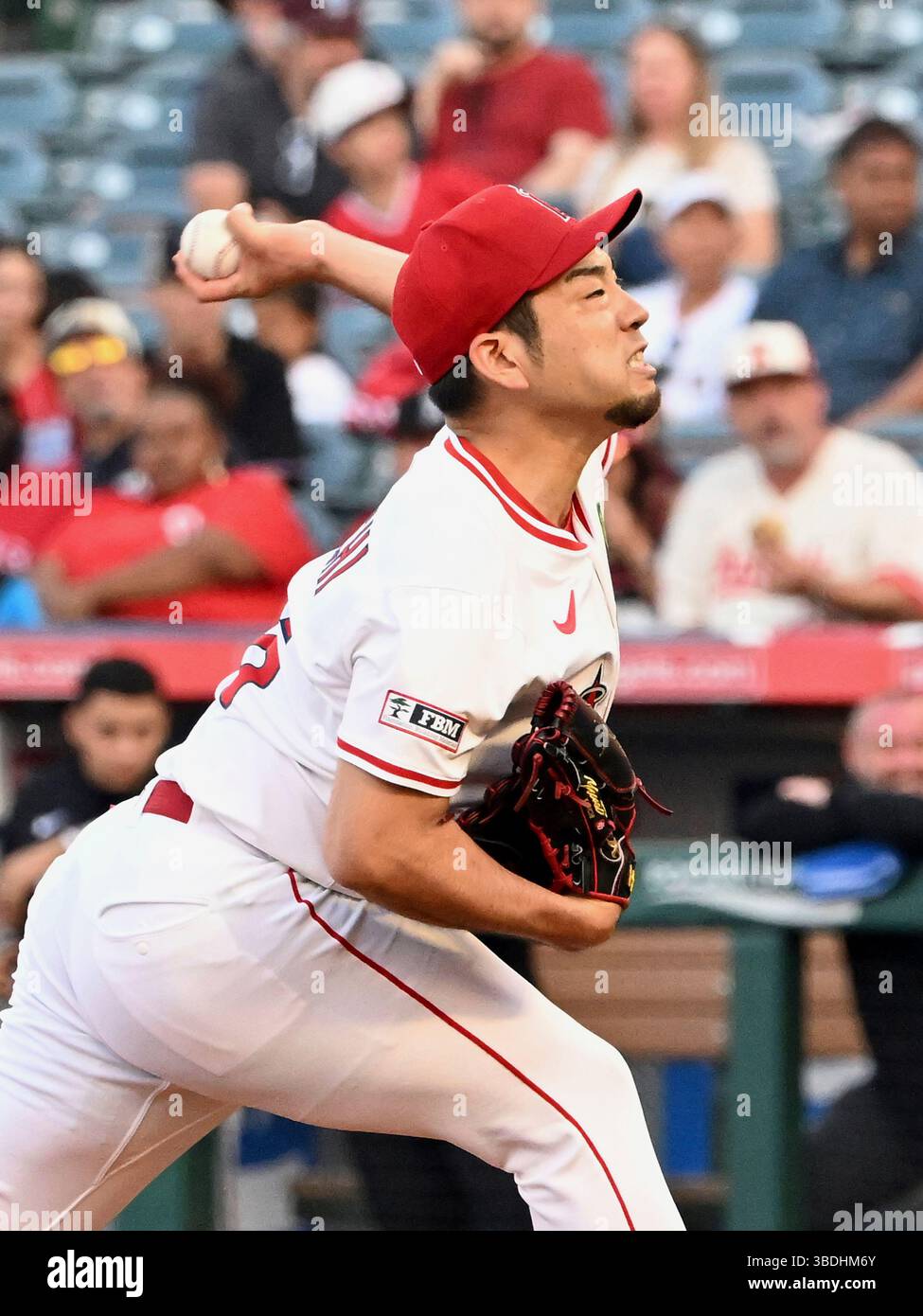 ANAHEIM, CA - MAY 23: Los Angeles Angels pitcher Yusei Kikuchi (16 ...