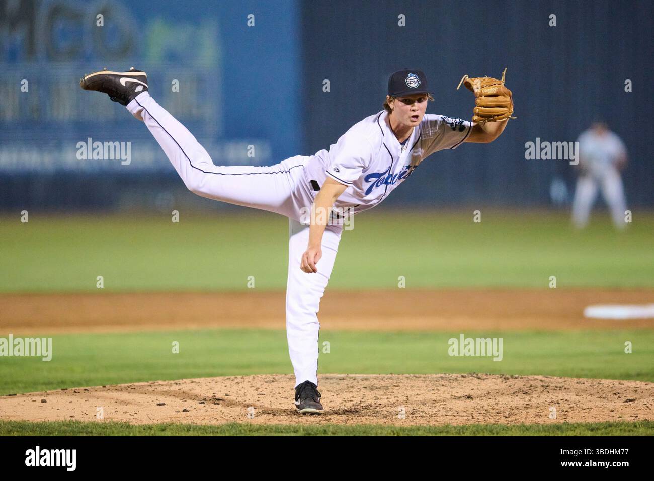 Asheville Tourists pitcher Cody Tucker (36) delivers a pitcher during a ...