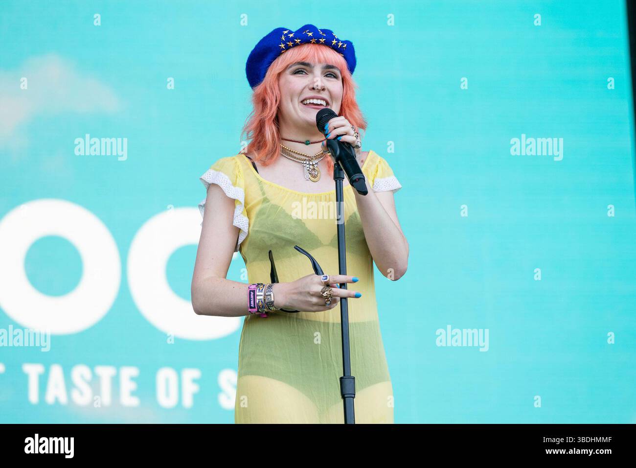 Ava Maybee performs at the 2025 BottleRock Napa Valley on Saturday, May 24, 2025, at Napa Valley ...