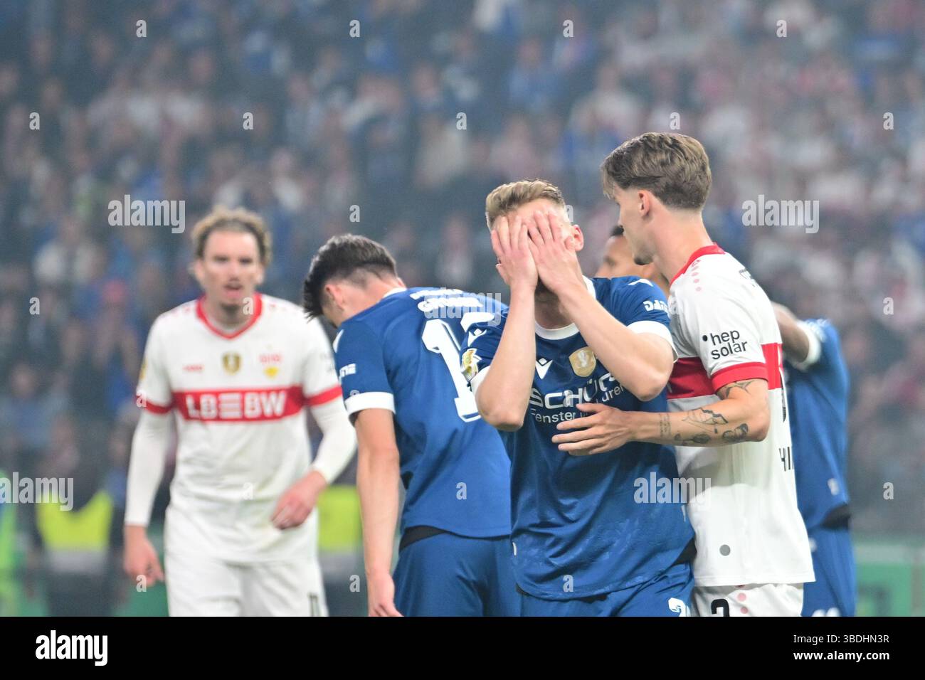 Berlin, Germany. 24th May, 2025. Soccer: DFB Cup, Arminia Bielefeld ...