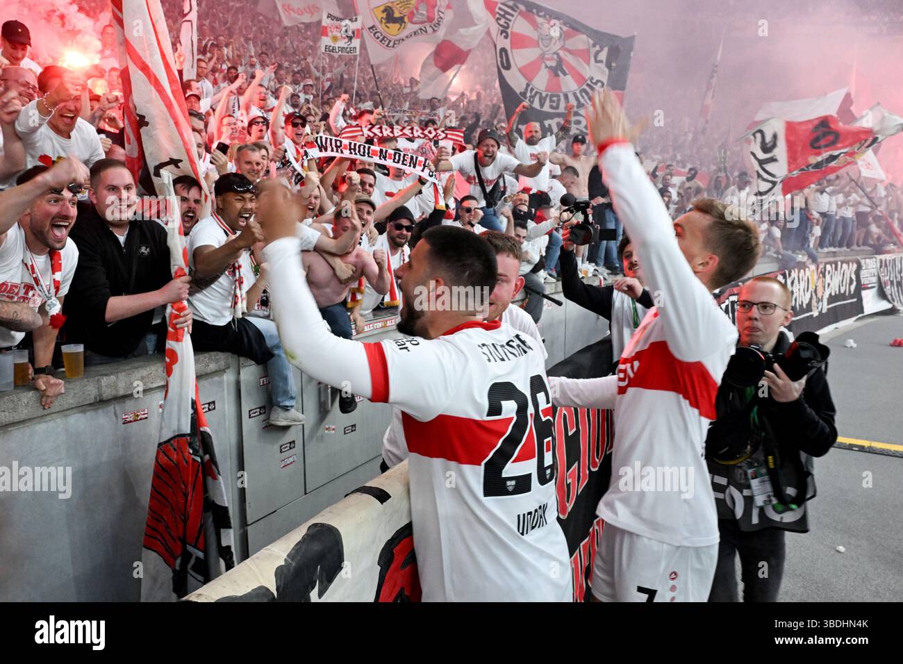 Berlin, Germany. 24th May, 2025. Soccer: DFB Cup, Arminia Bielefeld - VfB Stuttgart, Final ...