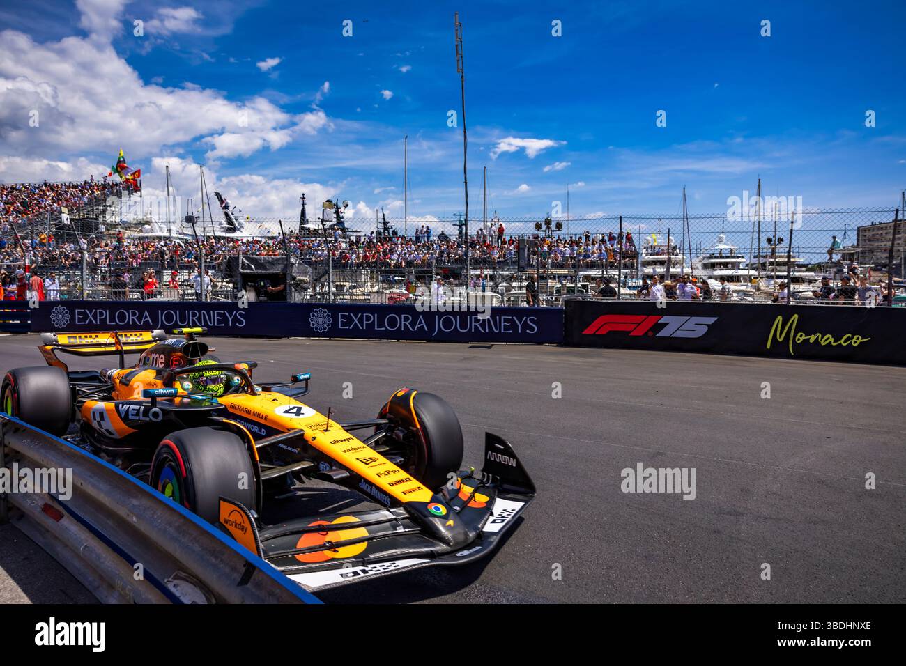 Principality Of Monaco, Monaco. 24th May, 2025. Lando Norris n.4 (McLaren Formula 1 Team ...