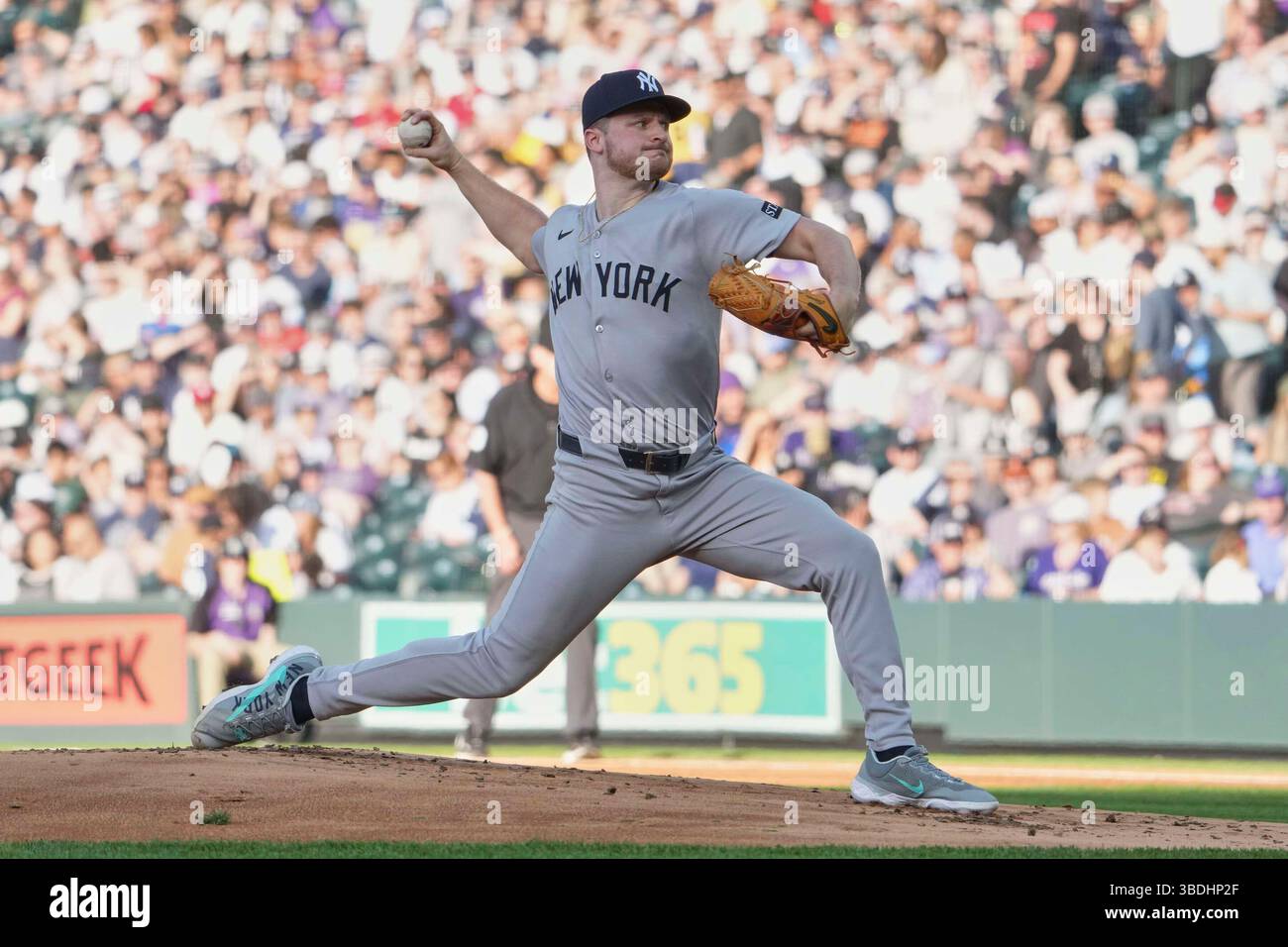 May 23 2025: Colorado pitcher Tanner Gordon (29) throws a pitch during ...