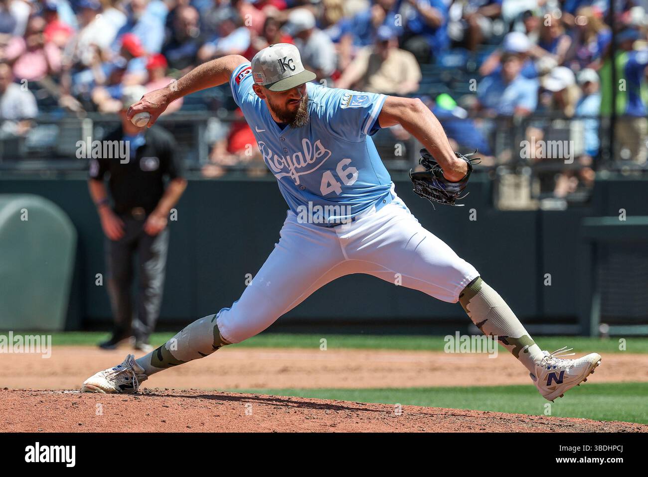 May 18, 2025: Kansas City Royals relief pitcher John Schreiber (46 ...