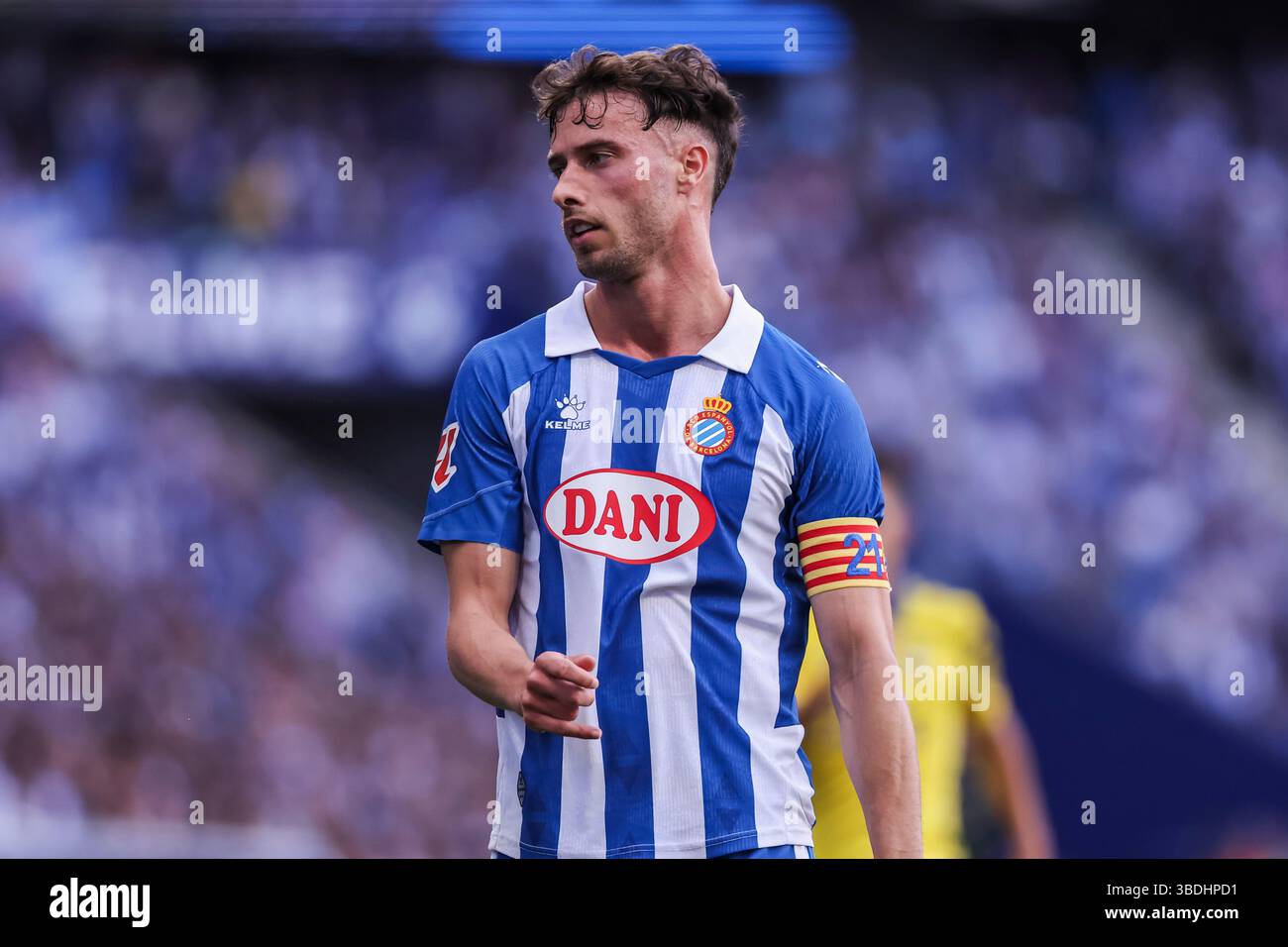 Javi Puado of RCD Espanyol gestures during the Spanish league, La Liga ...