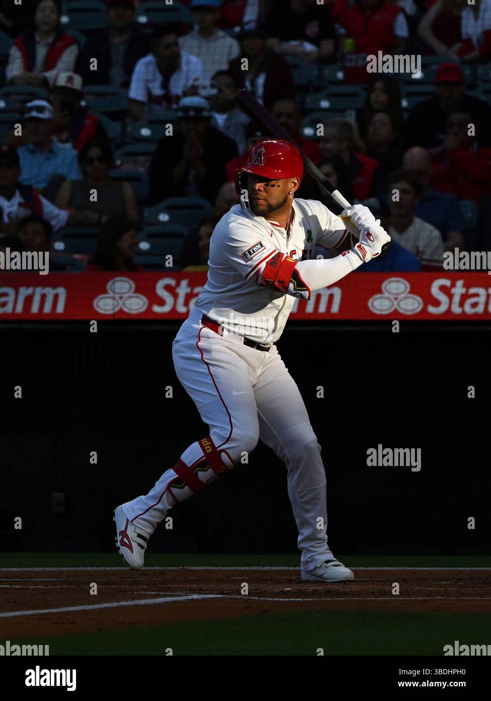 ANAHEIM, CA - MAY 23: Los Angeles Angels third baseman Yoan Moncada (5 ...