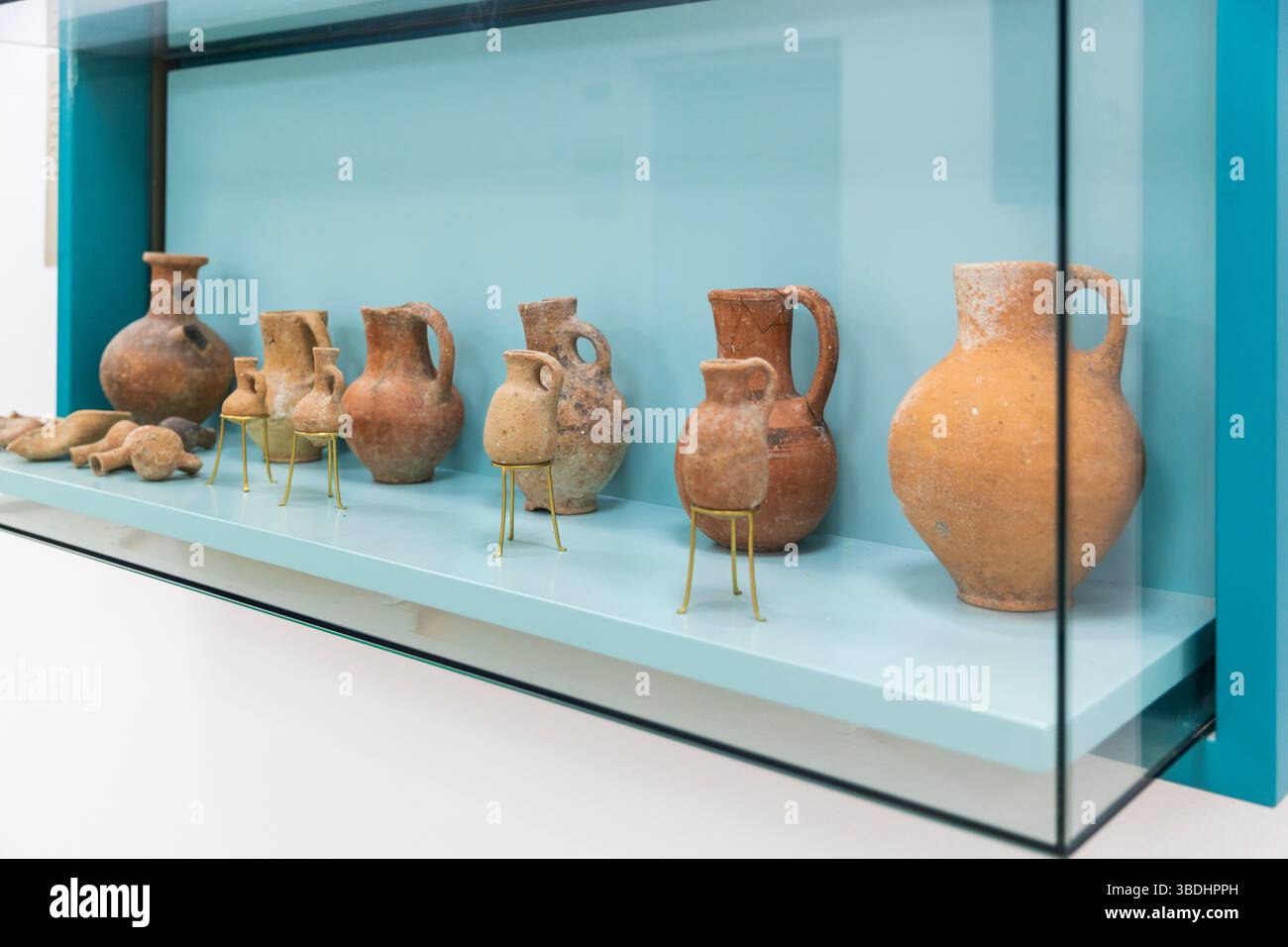 Baqa al-Gharbiya, Israel, 22 May 2025, Collection of Ancient Pottery ...