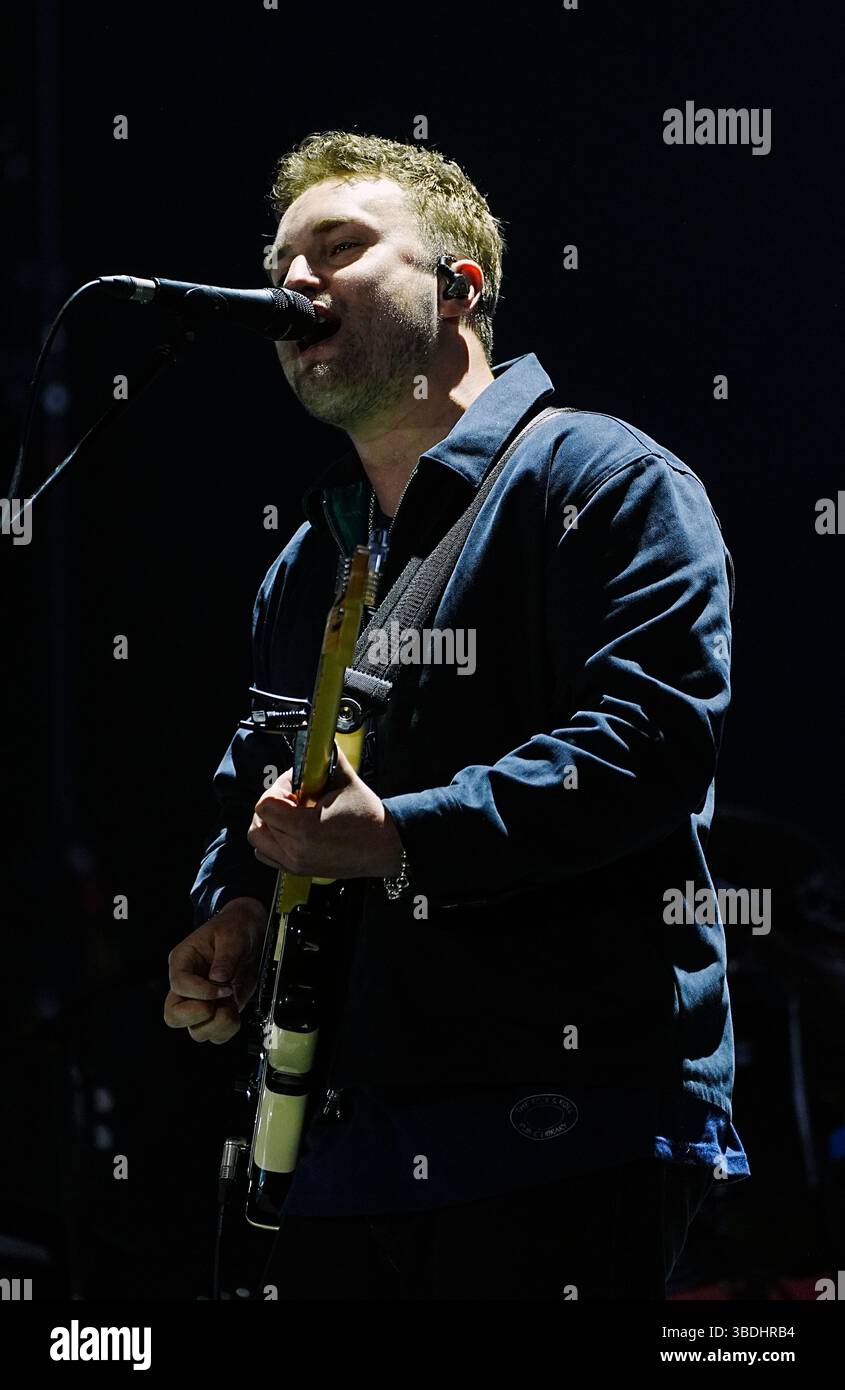 Sam Fender performs on the main stage during BBC Radio 1's Big Weekend ...