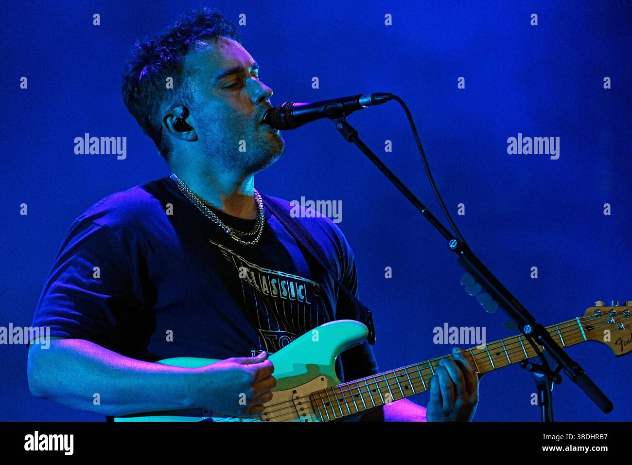 Sam Fender performs on the main stage during BBC Radio 1's Big Weekend ...
