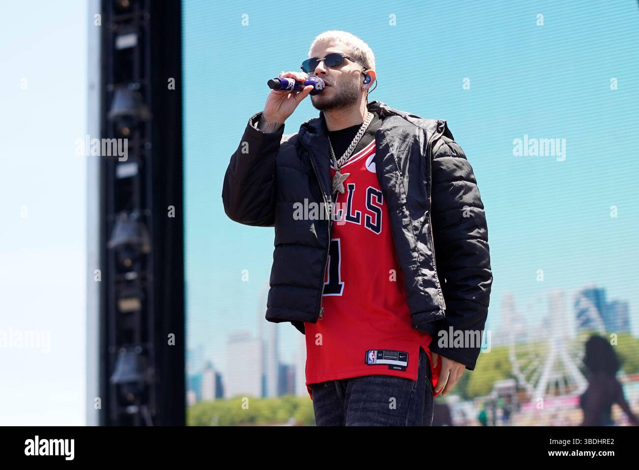 Dei V performs at 2025 Suenos Music Festival on Saturday, May 24, 2025 ...