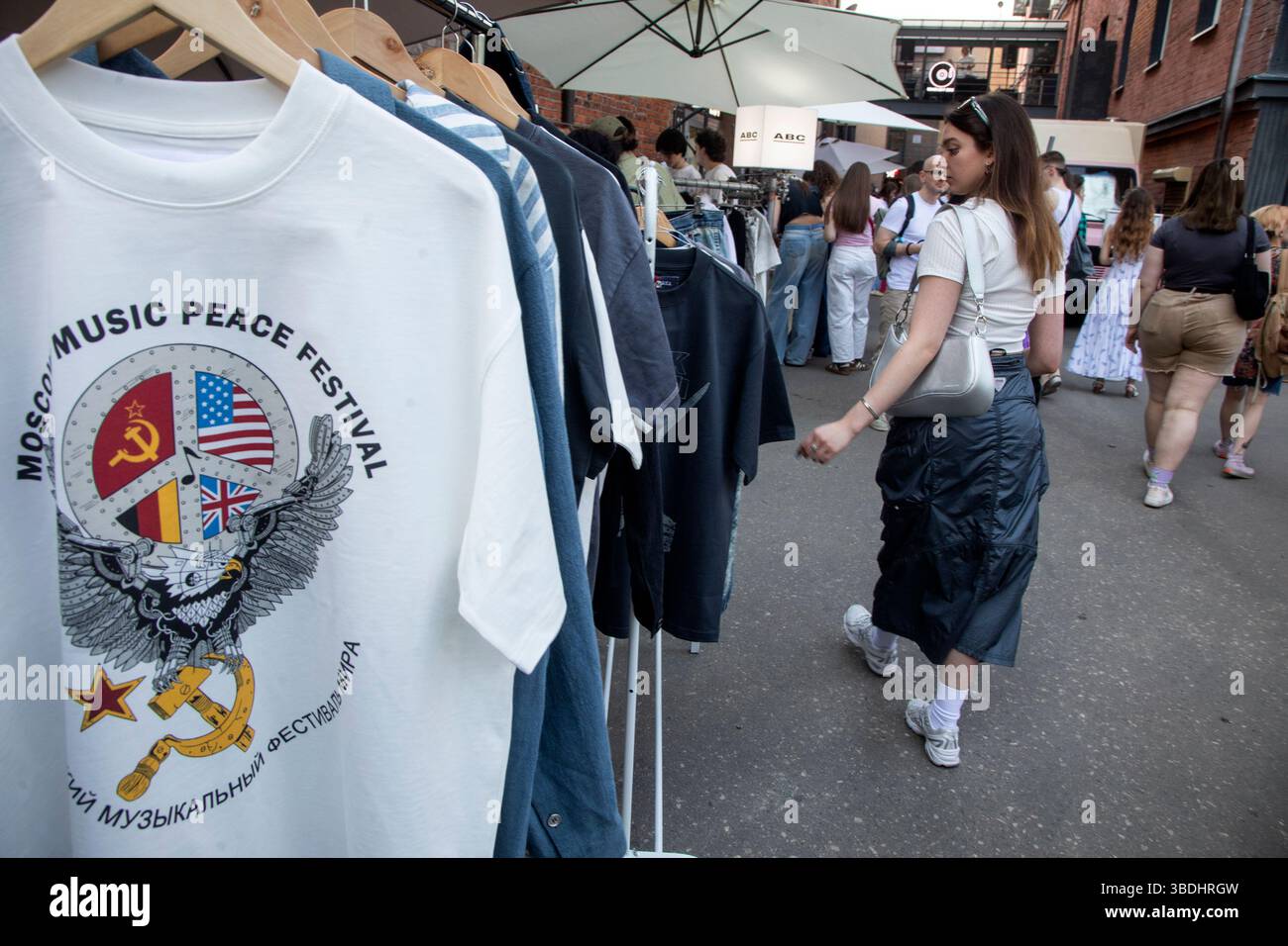 Moscow peace music festival hi-res stock photography and images - Alamy